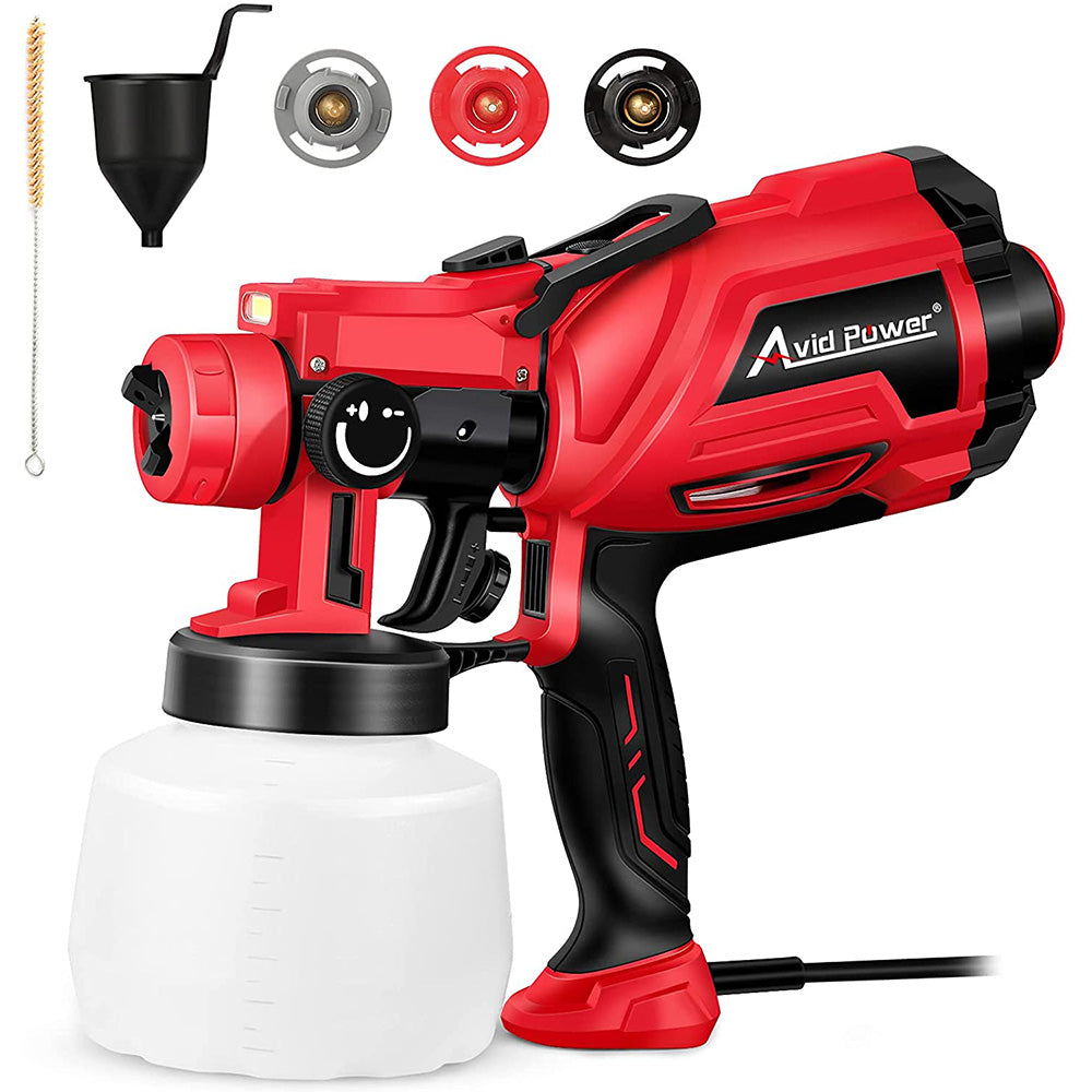 AVID POWER Paint Sprayer,700W Spray Paint Gun, HVLP Electric Spray Gun ...