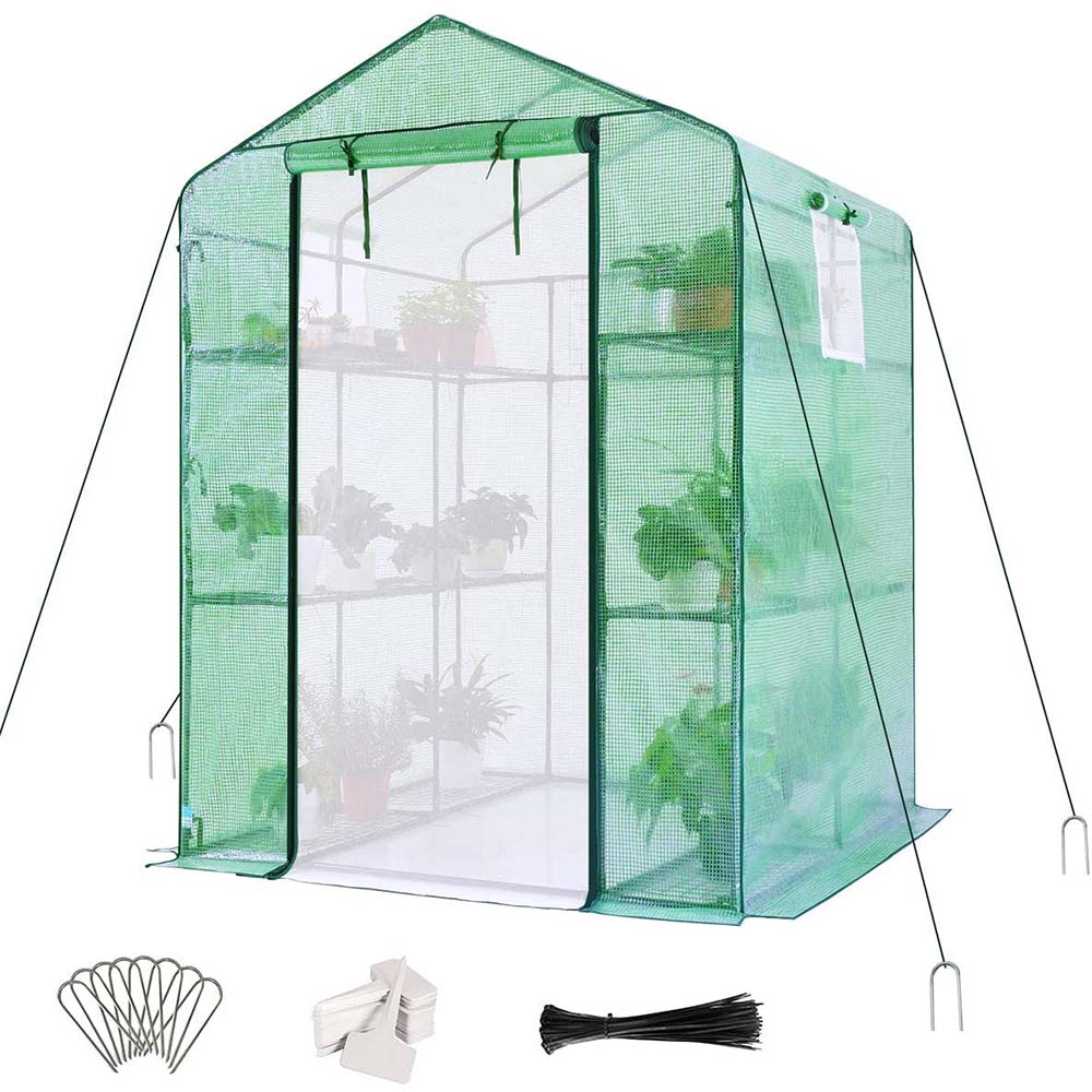Quictent Mini Greenhouse Screen Door, Outdoor Portable Plant Garden ...